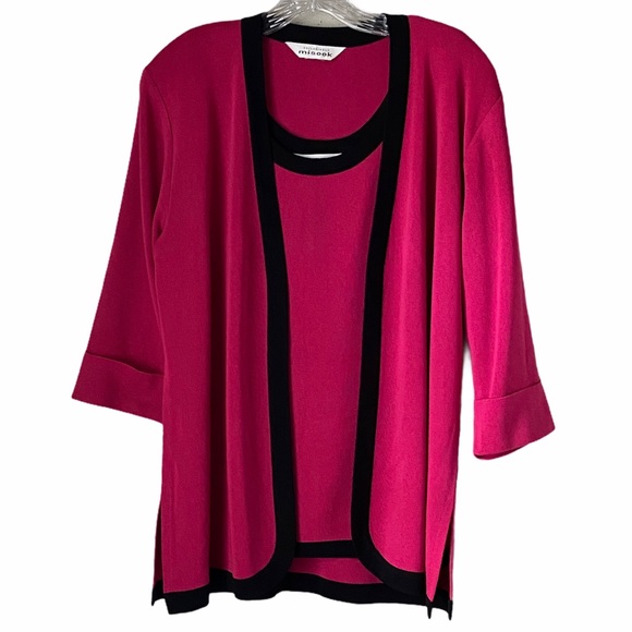 Misook | Sweaters | Exclusively Misook Tank And Open Cardigan Set ...